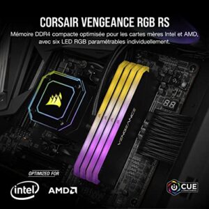 CORSAIR VENGEANCE RGB RS 32GB (2x16GB) DDR4 3600 (PC4-28800) C18 Desktop memory