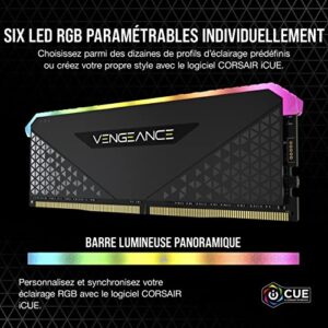 CORSAIR VENGEANCE RGB RS 32GB (2x16GB) DDR4 3600 (PC4-28800) C18 Desktop memory