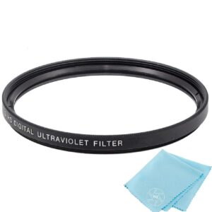 40.5mm uv filter for sony alpha zv-e10, a5000, a5100, a6000, a6100, a6300, a6400, a6500 camera with sony 16-50mm lens, alpha a7c with 28-60mm lens