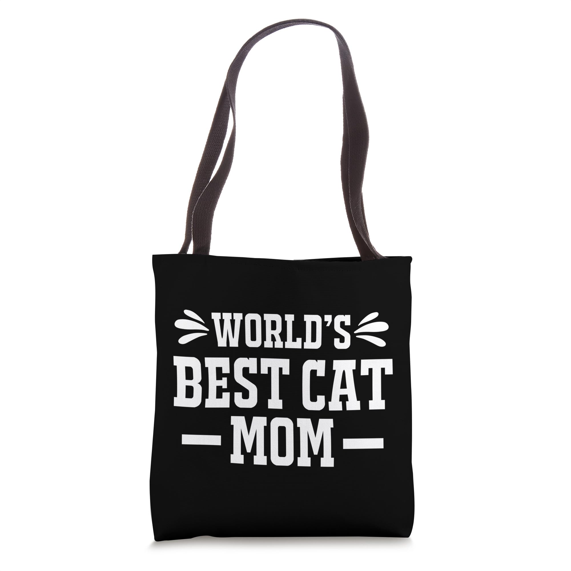 World's Best Cat Mom - Funny Cat Lover Tote Bag