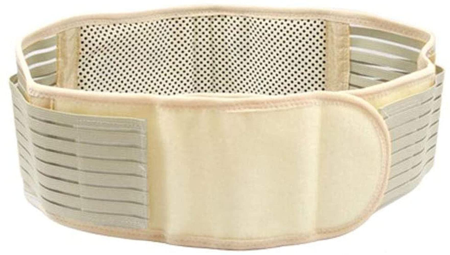 Adjustable Waist Support Belt Tourmaline Self-heating Magnetic Therapy Back Waist Support Lumbar Brace Belt for Lower Back Pain Relief Therapy Support Anti Fatigue Injury Prevention Back Waist Brace