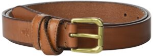 frye women's 25mm leather belt, tan, medium