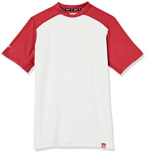 marucci boy's new school tee red