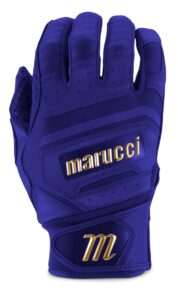 marucci 2021 pittards reserve adult batting gloves, royal blue, adult xx-large