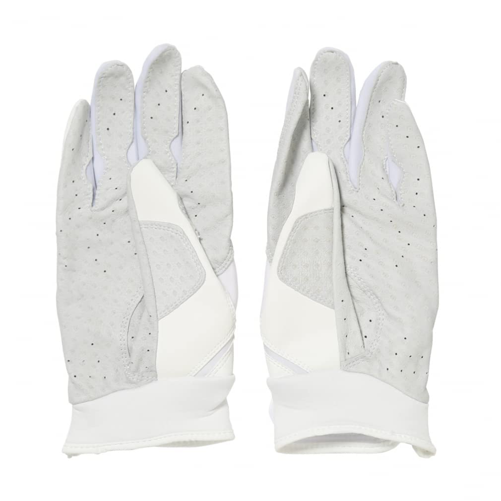 Marucci 2021 PITTARDS Reserve Adult Batting Gloves, White, Adult Medium