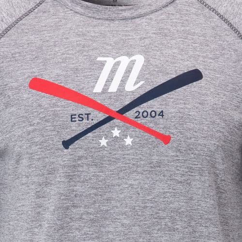 MARUCCI MEN'S CROSSOVER MARLED TEE GRAY