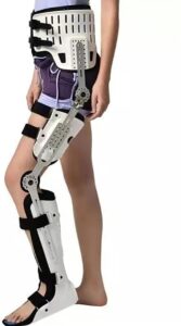 gfbhd foot drop orthosis knee, ankle and foot orthosis fixation brackets leg protectors for hip fractures femoral fractures and ankle joint injuries to avoid secondary injuries (color : left)