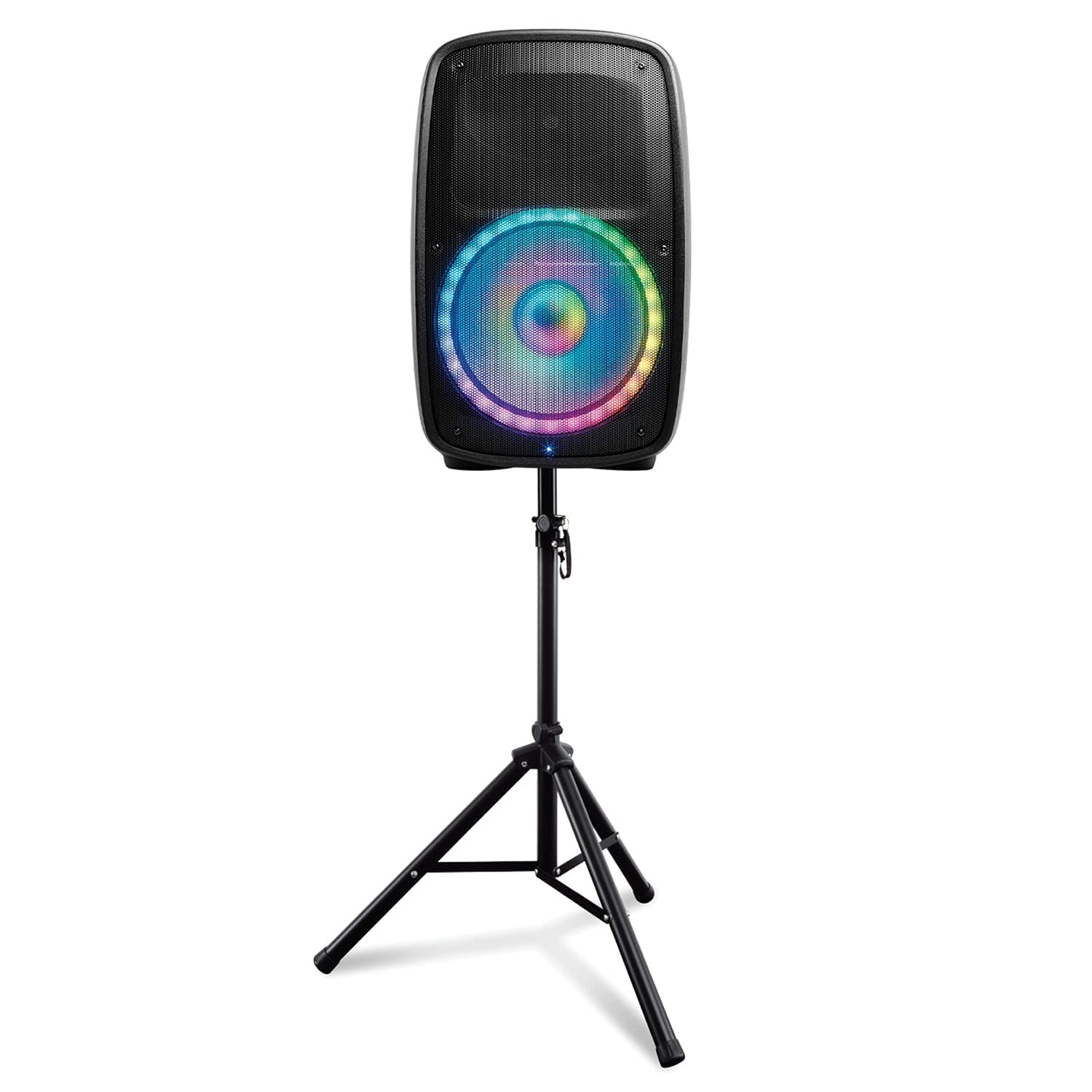 Ion Audio Total PA Glow Max - Bluetooth Speaker 500W PA System with Microphone Stand and LED Lights (Renewed)