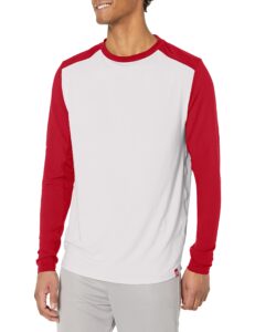 marucci men's new school long sleeve tee red