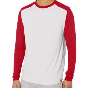 Marucci Men's New School Long Sleeve TEE RED