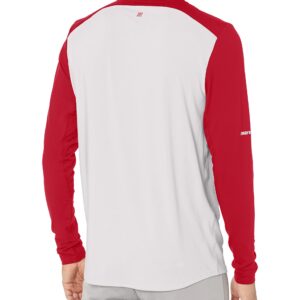 Marucci Men's New School Long Sleeve TEE RED