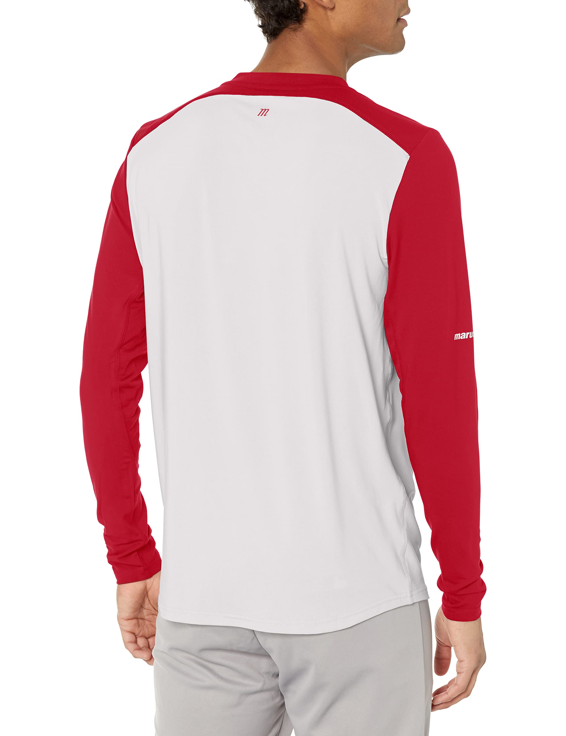 Marucci Men's New School Long Sleeve TEE RED