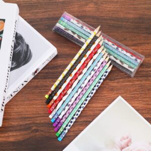 30 Pieces Scented Pencils Welcome Back to School Pencils Graphite Pencil Cylinder Wood Pencils with Fruit Elements School Stationery Party Reward Supplies for Students, 7.5 Inch (Multiple Style)