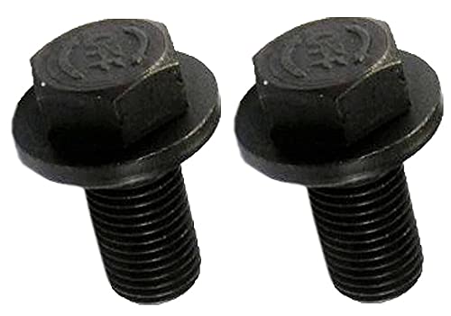 HASMX 2610000050 Blade Bolt, Circular Saw Replacement Blade Bolt for Skil HD77, HD77-72, HD77M, SHD77, Bosch 1677M, 1677MDT, 1677C-100 Reverse Threaded Black (2-Pack)