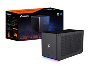 gigabyte aorus rtx 3080 gaming box (rev2.0) egpu, waterforce all-in-one cooling system, lhr, thunderbolt 3, gv-n3080ixeb-10gd rev2.0 external graphics card