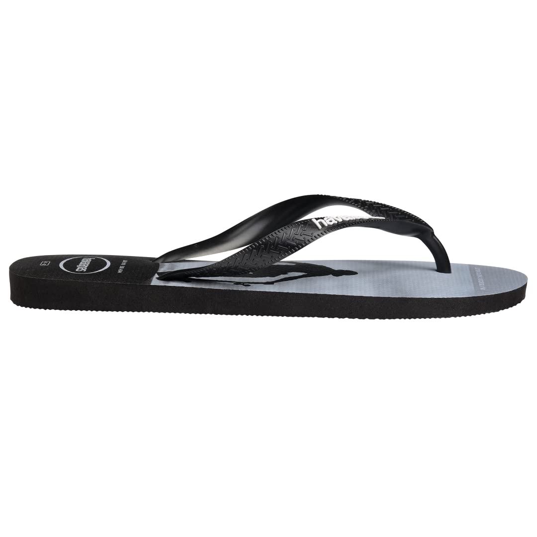 Havaianas for Men - Hype Flip Flops - Black/Black/White/White - 8