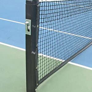 Douglas Premier Square Surface Mount Tennis Posts, Black