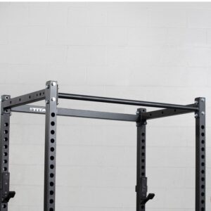 Titan Fitness T-2 Series Short 71" Power Rack, 850 LB Rackable Capacity, Skinny Pull Up Bar, Pin and Pipe Safeties, Standard J-Hooks, All In One Home Garage Gym for Weightlifting and Strength Training