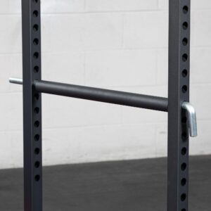 Titan Fitness T-2 Series Short 71" Power Rack, 850 LB Rackable Capacity, Skinny Pull Up Bar, Pin and Pipe Safeties, Standard J-Hooks, All In One Home Garage Gym for Weightlifting and Strength Training