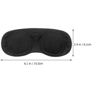 Hemobllo 1pc Vr Lens Protection Cover Vr Lens Cap for Vr Glasses Cover Virtual Reality Lens Glasses Cover Virtual Reality Cover Black Vr Lens Protect Cover Lens Cover Sponge Protective Case