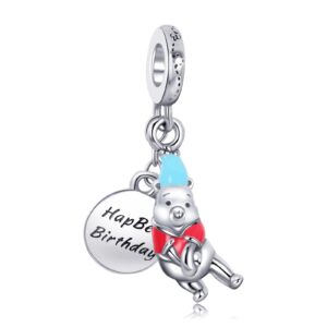 ez tuxedo birthday dangle charms 925 sterling silver habee birthday pendants for bracelets