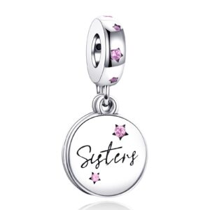 ez tuxedo forever sister dangle charms 925 sterling silver bead for bracelets