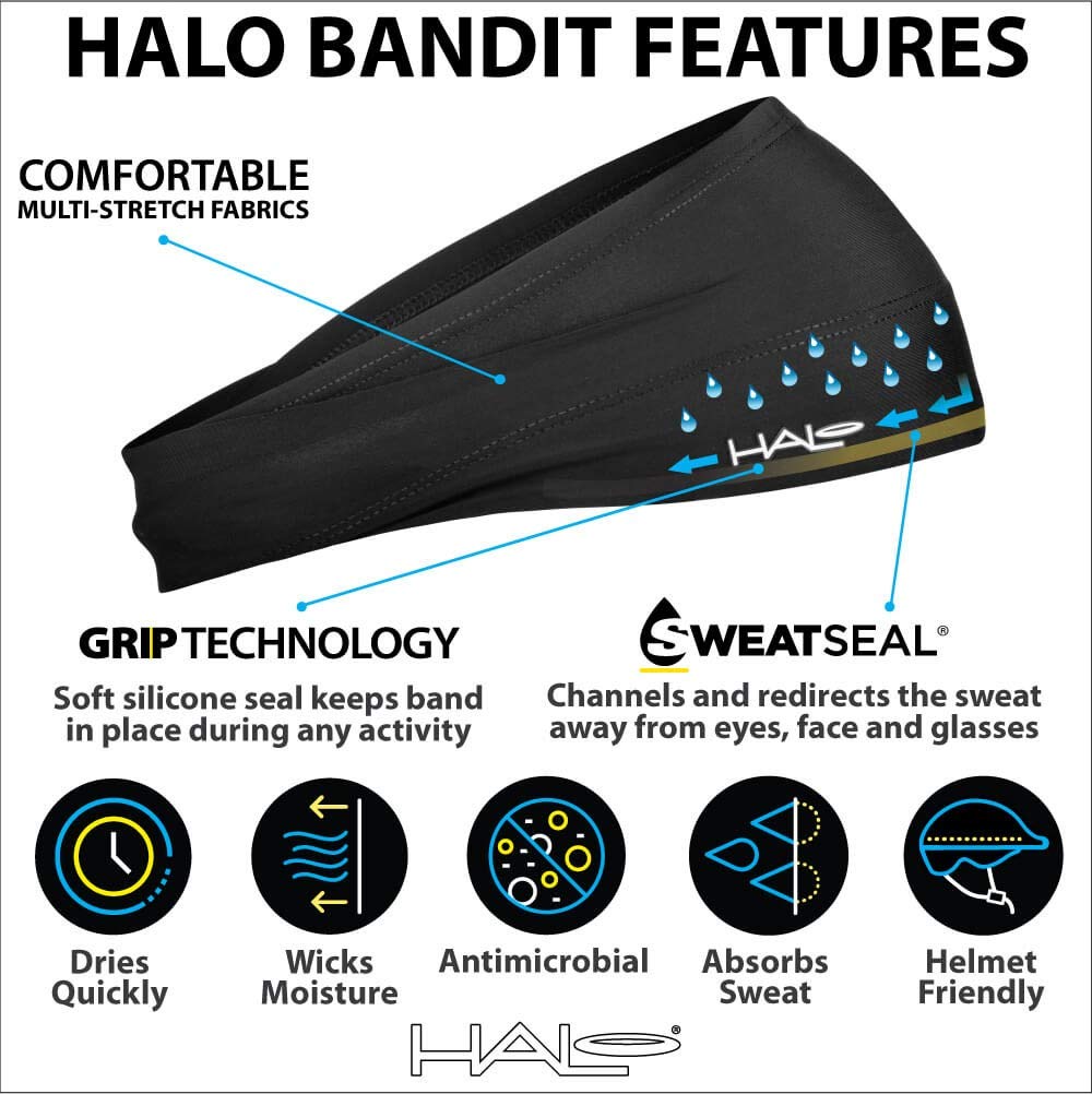 Halo Headband Bandit - 4" Wide Pullover Sweatband for Both Women and Men (Mint)