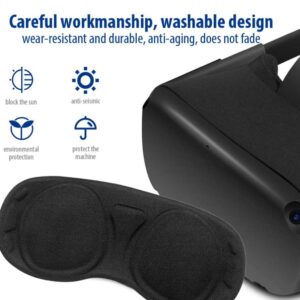 Hemobllo 1pc Vr Lens Protection Cover Vr Lens Cap for Vr Glasses Cover Virtual Reality Lens Glasses Cover Virtual Reality Cover Black Vr Lens Protect Cover Lens Cover Sponge Protective Case