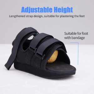 GHORTHOUD Post Op Shoe Lightweight Medical Orthopedic Walking Foot Brace for Broken Toe Injury or Surgery Non Weight Bearing Medical Shoes for Men and Women (Small)