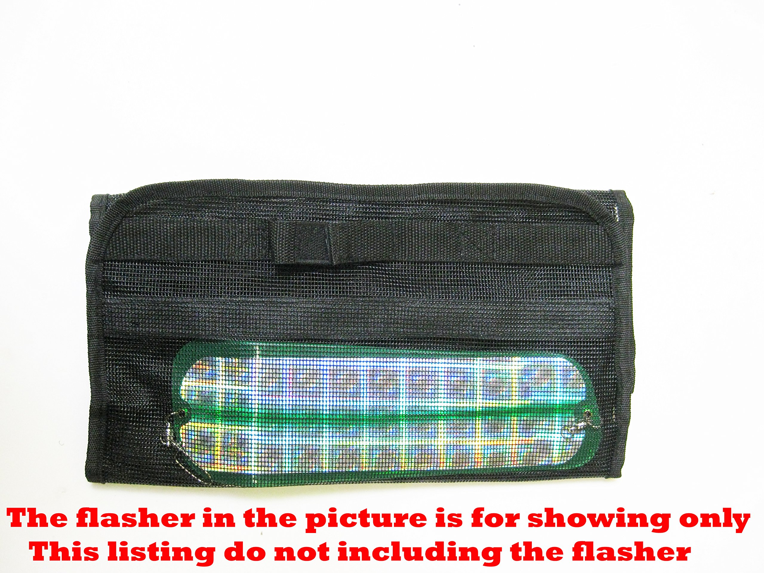 KUFA Sports Vented Fishing Flasher Organizer (Can Holder up to 6pcs 11" Flasher) (6 of 13"x4" Pocket)