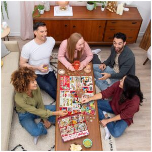 Kellogg’s, 4 Puzzle Multipack, 500 Pieces Combine to Form Mega Puzzle: Cocoa Krispies, Corn Flakes, Fruit Loops, Rice Krispies, for Kids and Adults