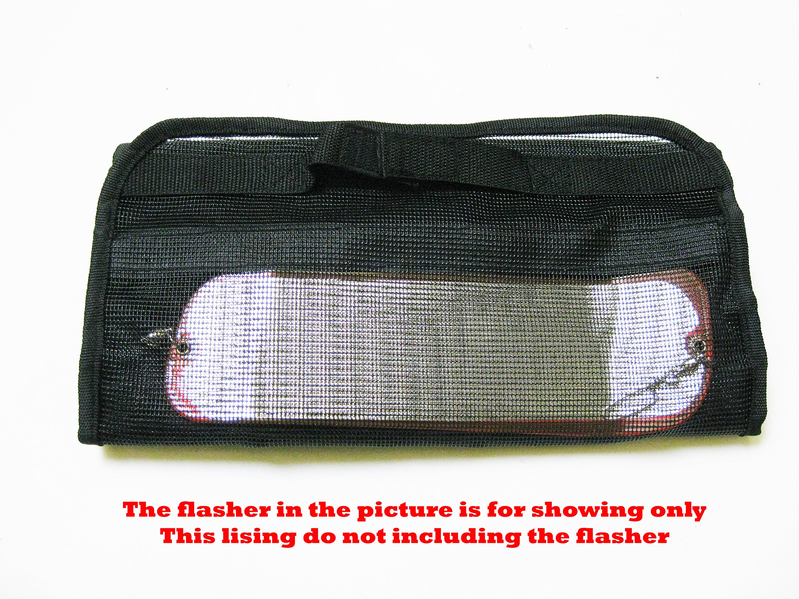 KUFA Sports Vented Fishing Flasher Organizer (Can Holder up to 6pcs 11" Flasher) (6 of 13"x4" Pocket)