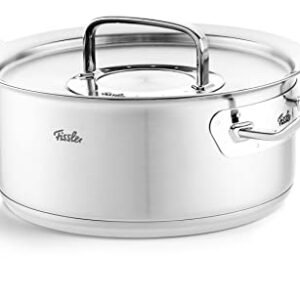 Fissler Original-Profi Collection Stainless Steel 2.7 Quart Rondeau with Metal Lid