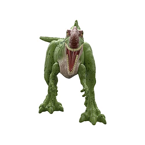 Jurassic World Fierce Force Monolophosaurus Camp Cretaceous Authentic Dinosaur Strike Motion Action Figure, Movable Joints, Gift 3 Years & Older