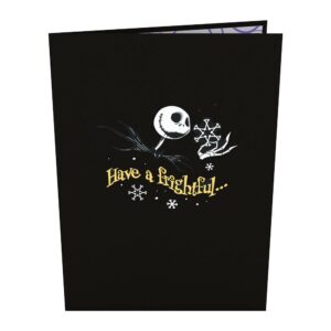 Lovepop Disney Tim Burton's Christmas Tree Pop Up Card, 5x7-3D Greeting Card, Pop Up Christmas Cards for kids, 3D Christmas Card, Seasonal Holiday Card