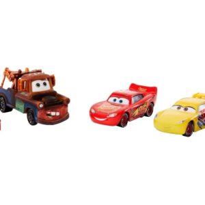 Mattel Disney and Pixar Cars Vehicle Set of 4 Collectible Character Toy Cars & 1 Mack Truck Inspired by the Florida 500 Piston Cup Race