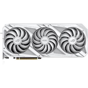 asus rog strix nvidia geforce rtx 3070 v2 white oc edition gaming graphics card (pcie 4.0, 8gb gddr6, lhr, hdmi 2.1, displayport 1.4a, white color scheme, axial-tech fan design, 2.9-slot)