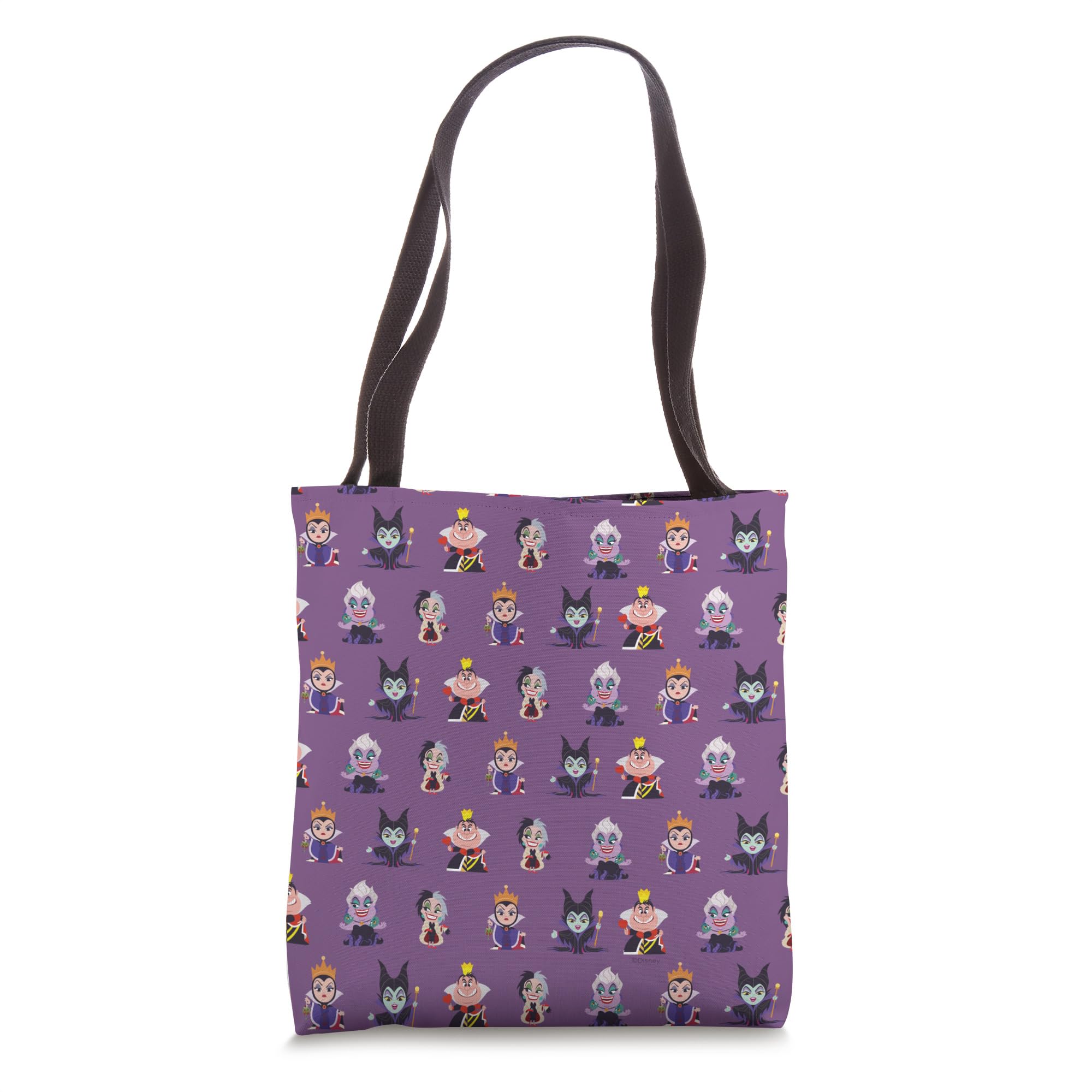 Disney Villains Kawaii Purple Tote Bag