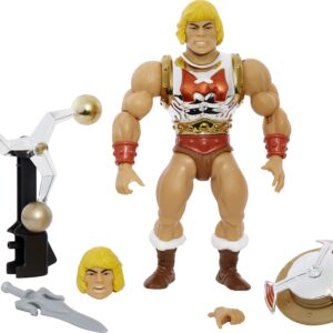 Masters of the Universe Origins Deluxe Action Figure, Flying Fists He-Man, 5.5-in Battle Figures for Storytelling Play and Display, for 6 to 10-Year-Olds and Adult Collectors