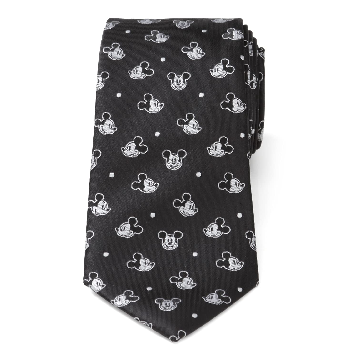 Cufflinks Inc. Mickey Dot Black Men's Tie