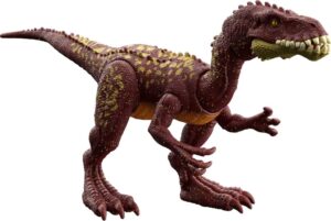 jurassic world fierce force masiakasaurus camp cretaceous authentic dinosaur strike motion action figure, movable joints, gift fans 3 years & older