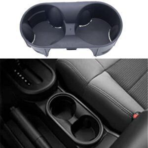 mocw front console cup holder fit for 2007 2008 2009 2010 jeep wrangler replace oe # 1fh72xdvaa