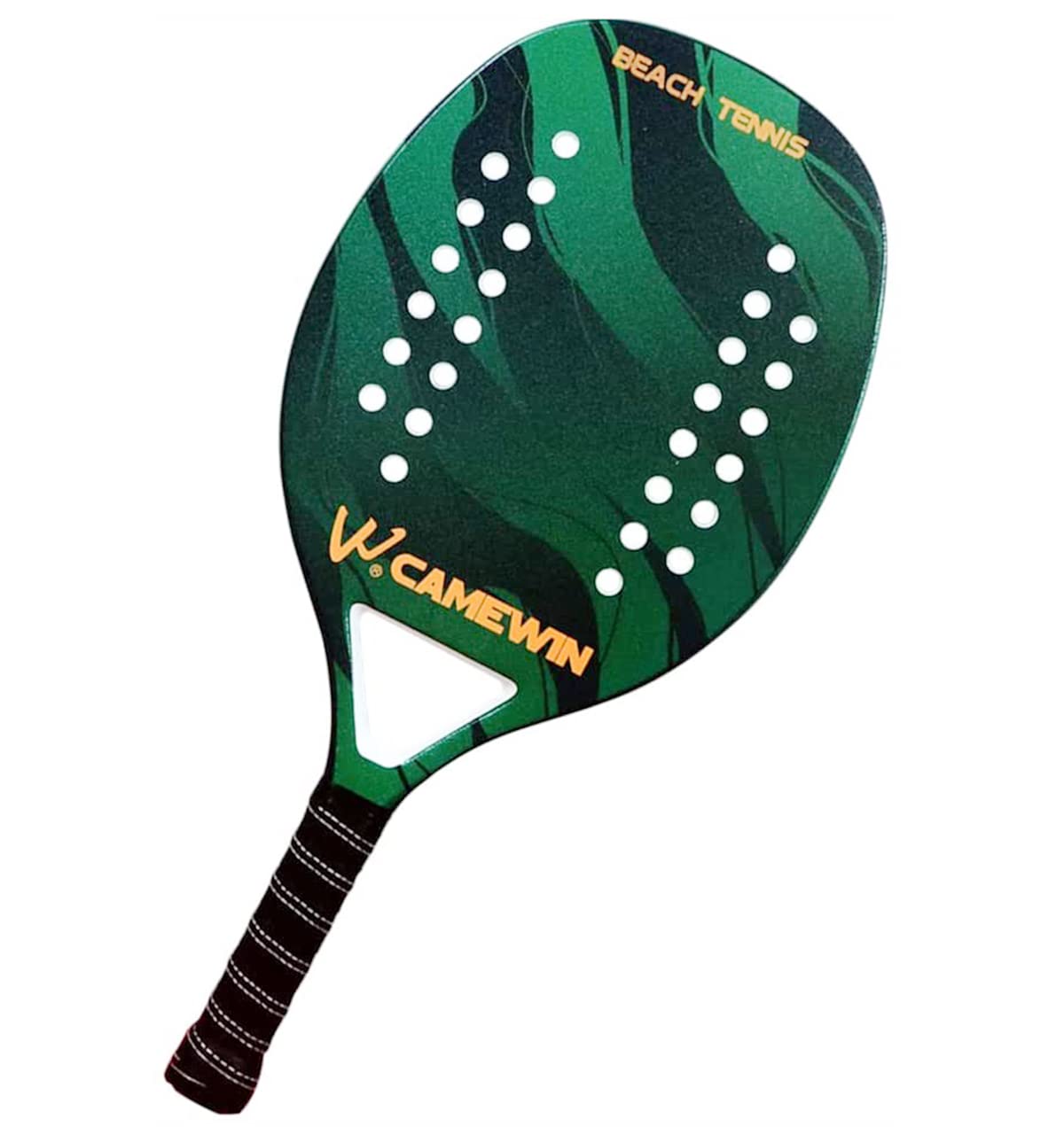 Beach Tennis Racket,Carbon Fiber Grit Face with EVA Memory Foam Core Beach Tennis Racket with Cover Bag (2PCS)