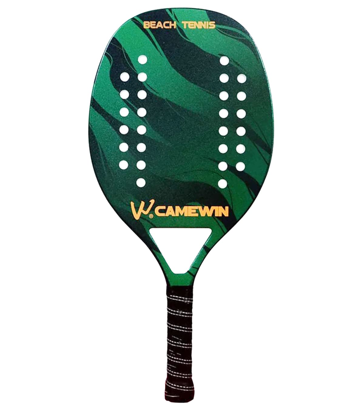 Beach Tennis Racket,Carbon Fiber Grit Face with EVA Memory Foam Core Beach Tennis Racket with Cover Bag (2PCS)