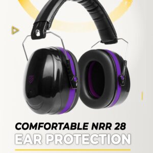 TradeSmart High-Performance Earmuffs for Shooting Range & Shooting Eye Protection Glasses + Firearm Confidence Course Included