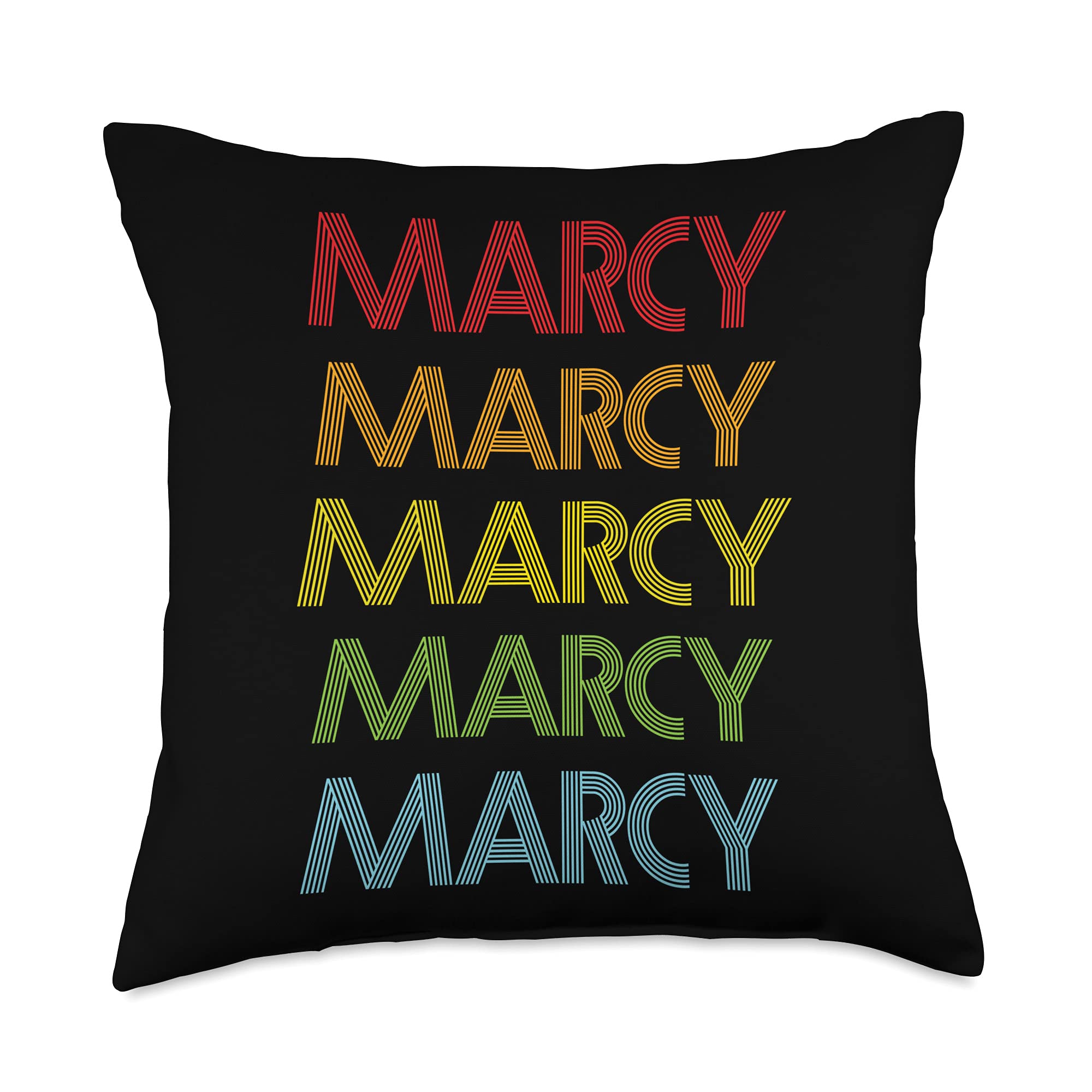 Marcy Name Gifts By Vnz Marcy Name Throw Pillow, 18x18, Multicolor