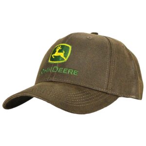 john deere heather oil skin cotton-brown-one size