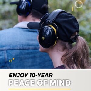 TradeSmart High-Performance Earmuffs for Shooting Range & Shooting Eye Protection Glasses + Firearm Confidence Course Included