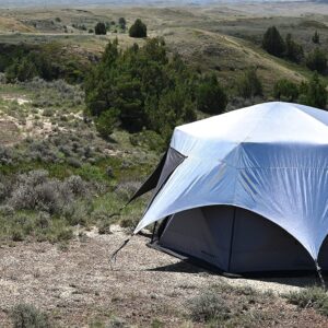 RDS Gear - Obsidian Heatshield Thermal Tent Cover - UV 50+ Light Blocking Outdoor Camping Tarp Canopy - Ultralight Over Tent Sun Shade - Lightweight Camp Fly to Cool Your Shelter - Instant Setup