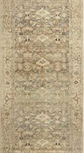 Loloi II Margot Collection MAT-04 Antique / Green 7'-6" x 9'-6", 3.8" Thick, Area Rug, feat.CloudPile, Soft, Durable, Printed, Medallion, Low Pile, Non-Shedding, Easy Clean, Living Room Rug